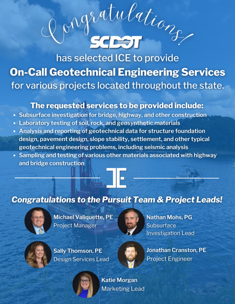 ICE Wins On-Call Geotechnical Services - ICE, Civil Engineering ...