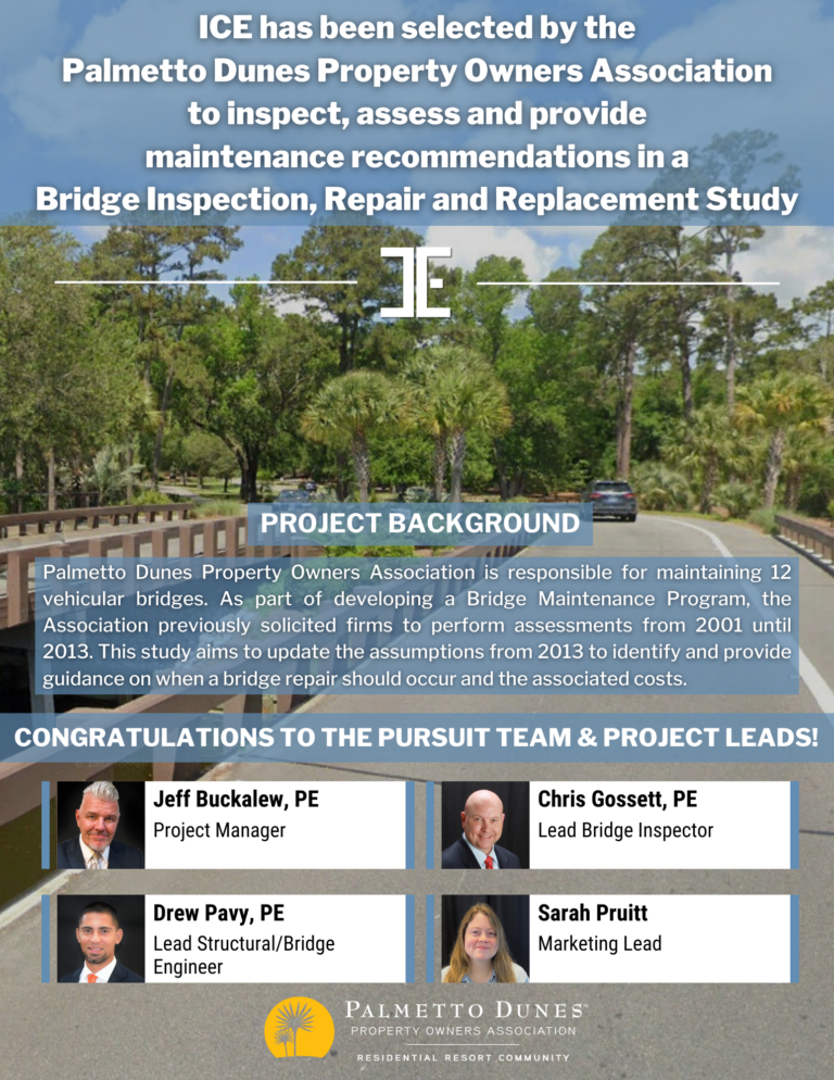 ICE Wins SC Bridge Inspection Study - ICE, Civil Engineering, Infrastructure Firm